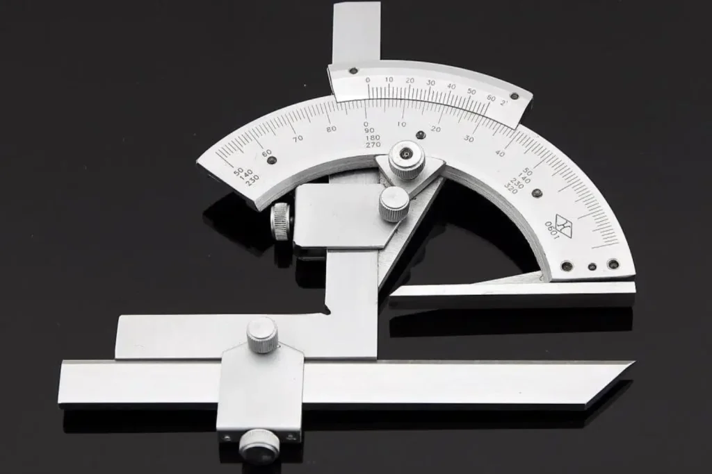 Transportador vernier universal, uso y lectura