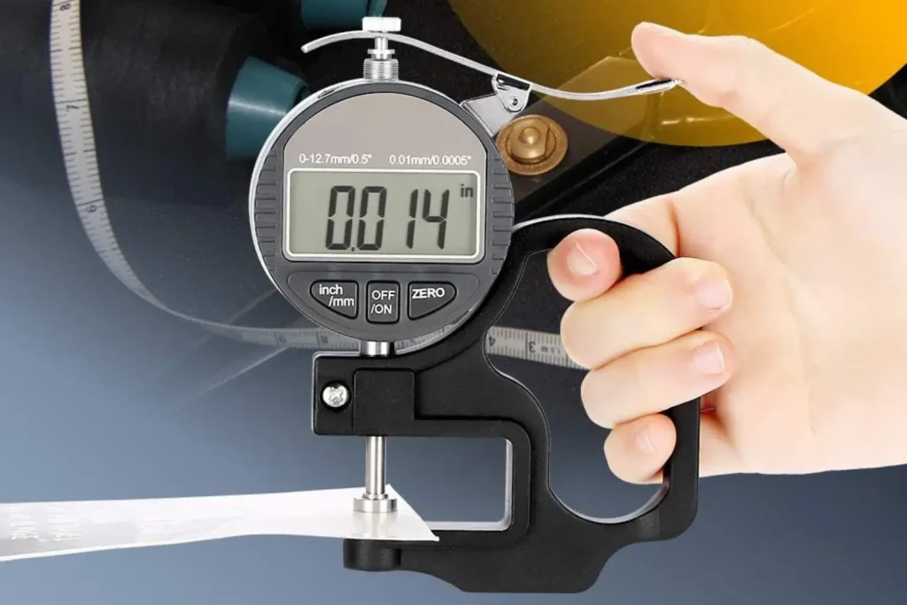 Calibradores o medidores de espesor, tipos y aplicaciones